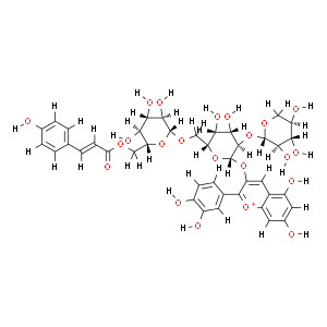Cyanidin 3-O-xylosyl-(coumaroyl-glucosyl)-galactoside chloride - CAS ...
