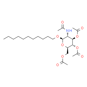 Undecyl-2-acetamido-3,4,6-tri-O-acetyl-2-deoxy-beta-D-glucopyranose ...