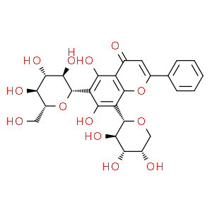 Chrysin 6-C-glucoside 8-C-arabinoside - CAS:185145-34-0 - Naturewill ...