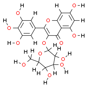 Myricetin 3-O-β-D- glucopyranoside - CAS:19833-12-6 - Naturewill ...