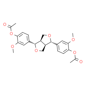 Pinoresinol diacetate - CAS:32971-25-8 - Naturewill biotechnology Co., Ltd.