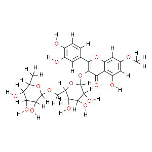 Rhamnetin 3-O-rutinoside - CAS:34202-83-0 - Naturewill biotechnology Co ...
