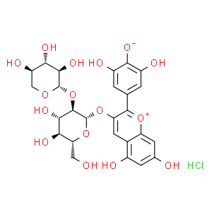 DELPHINIDIN-3-O-SAMBUBIOSIDE CHLORIDE - CAS:53158-73-9 - Naturewill ...