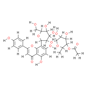 Vitexin 2''-O-(4'''-O-acetyl)rhamnoside - CAS:80537-98-0 - Naturewill ...